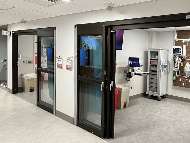 Profiler-ICU Smoke-Rated Sliding Door System | Architectural Products