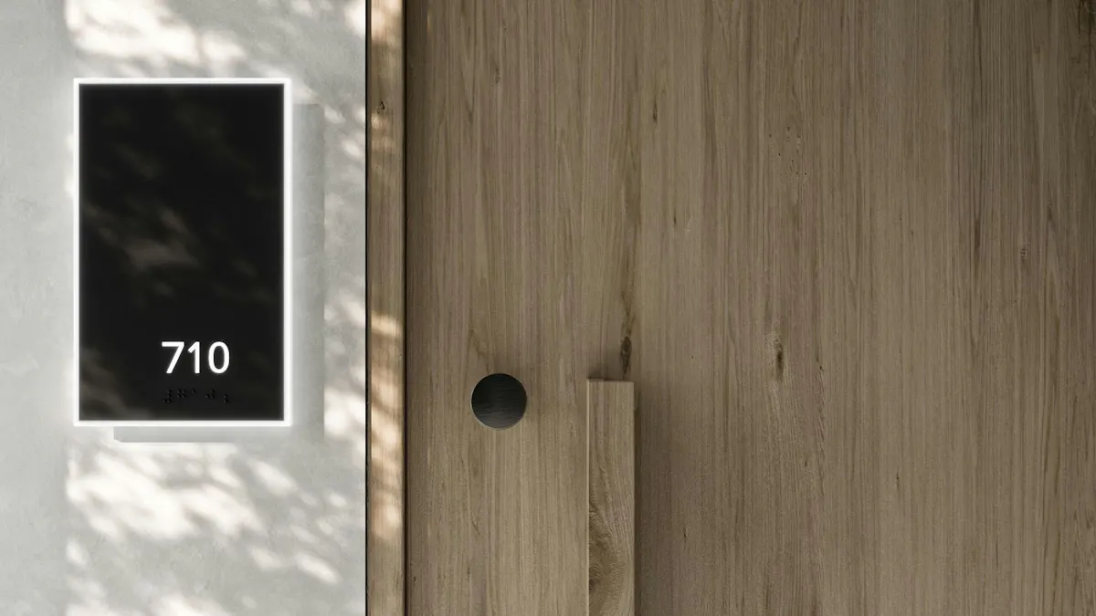 A Series Illuminated Room Signage | Architectural Products