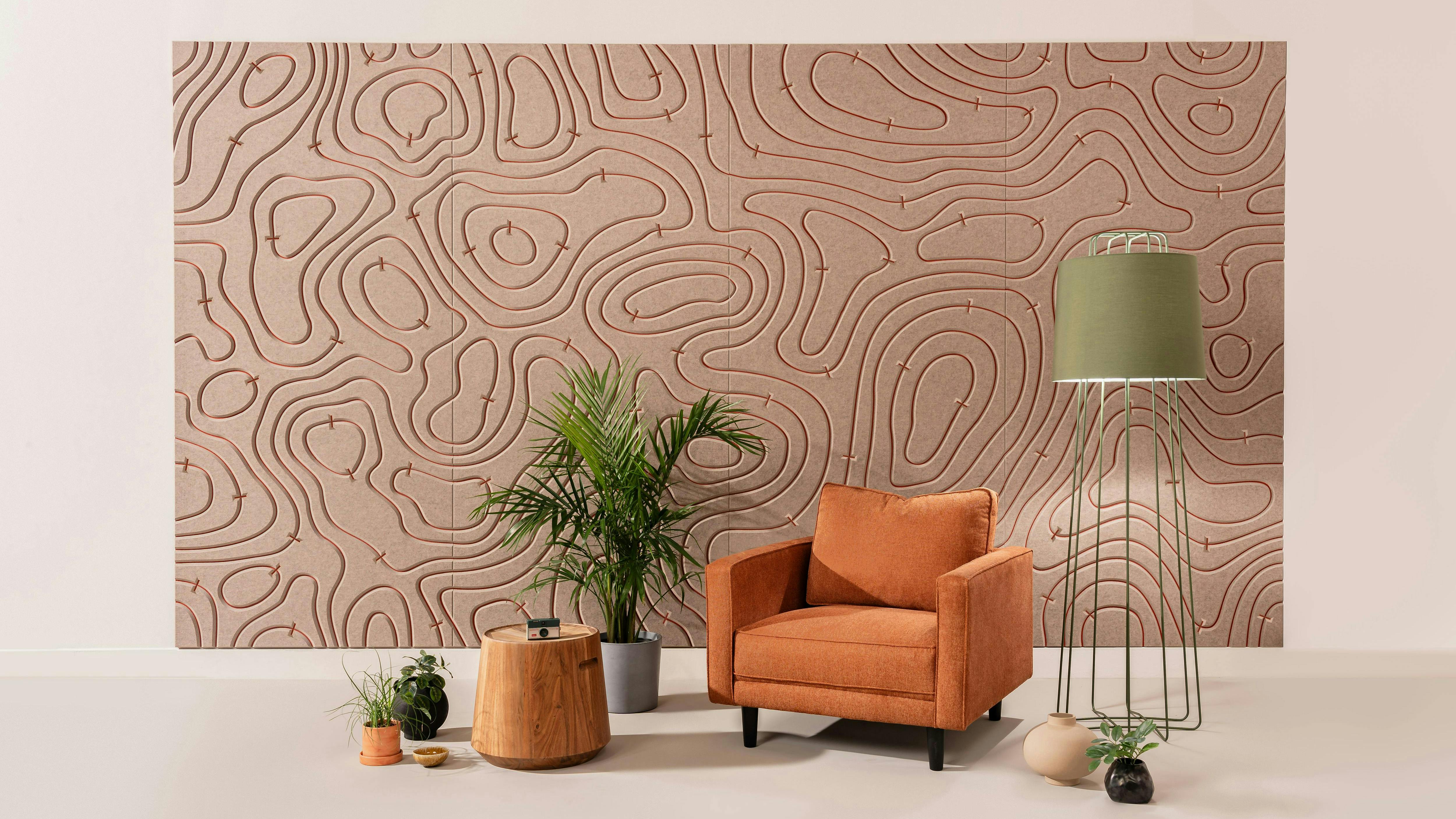 Hush Stack Acoustic Solution in Terra Pattern | Architectural Products